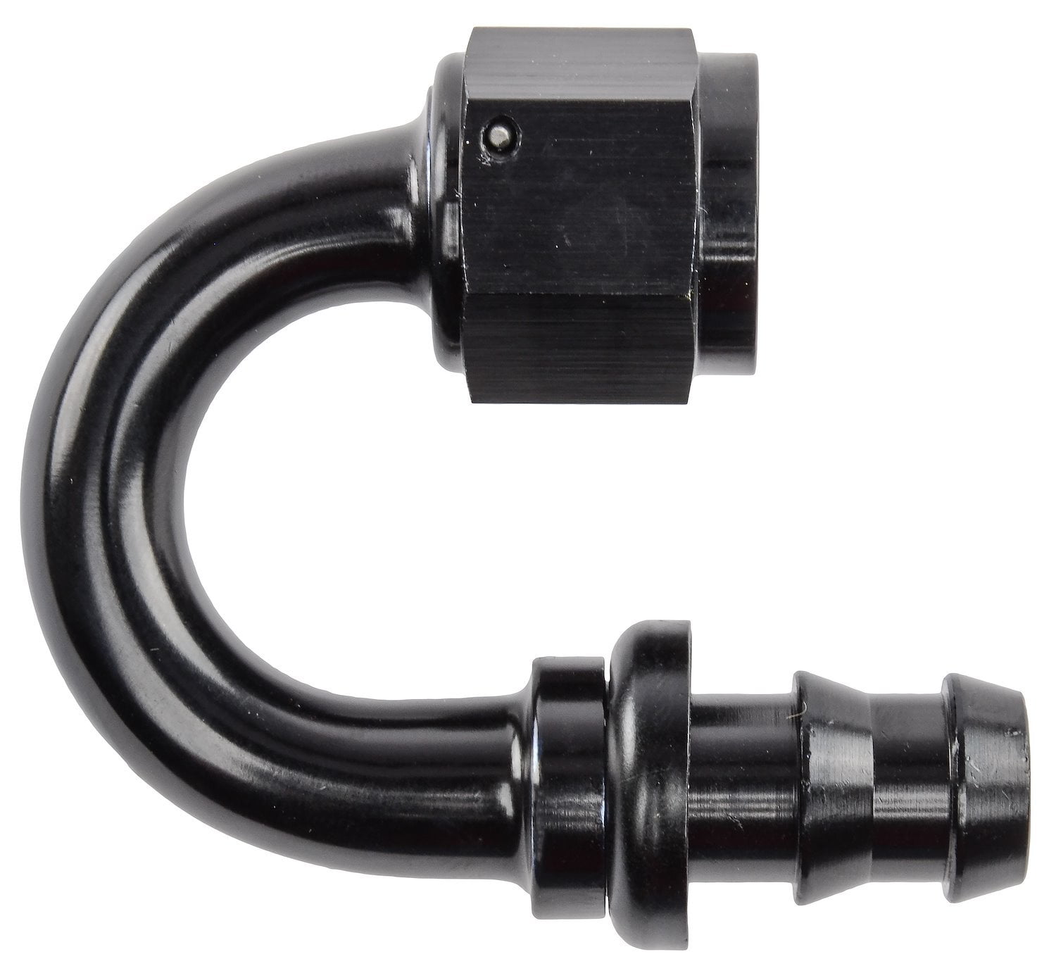 JEGS 110082 AN 180-Degree Push-Loc Hose End -8 AN Female -8 AN Hose ...