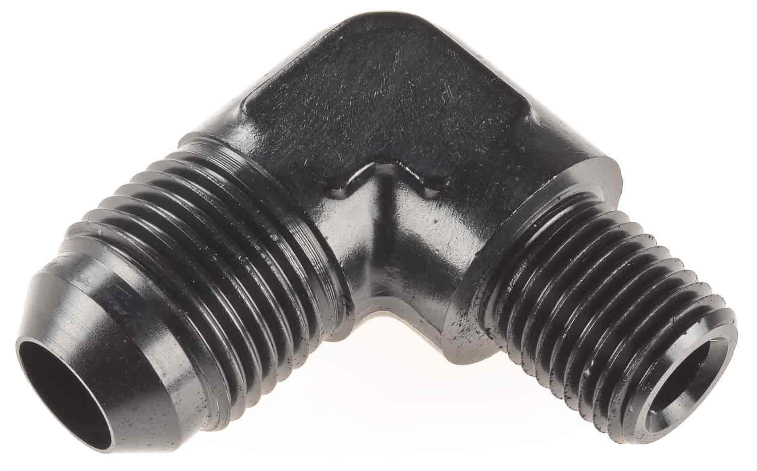 JEGS 110145 AN to NPT 90-Degree Adapter Fitting -8 AN Male to 1/4 in ...