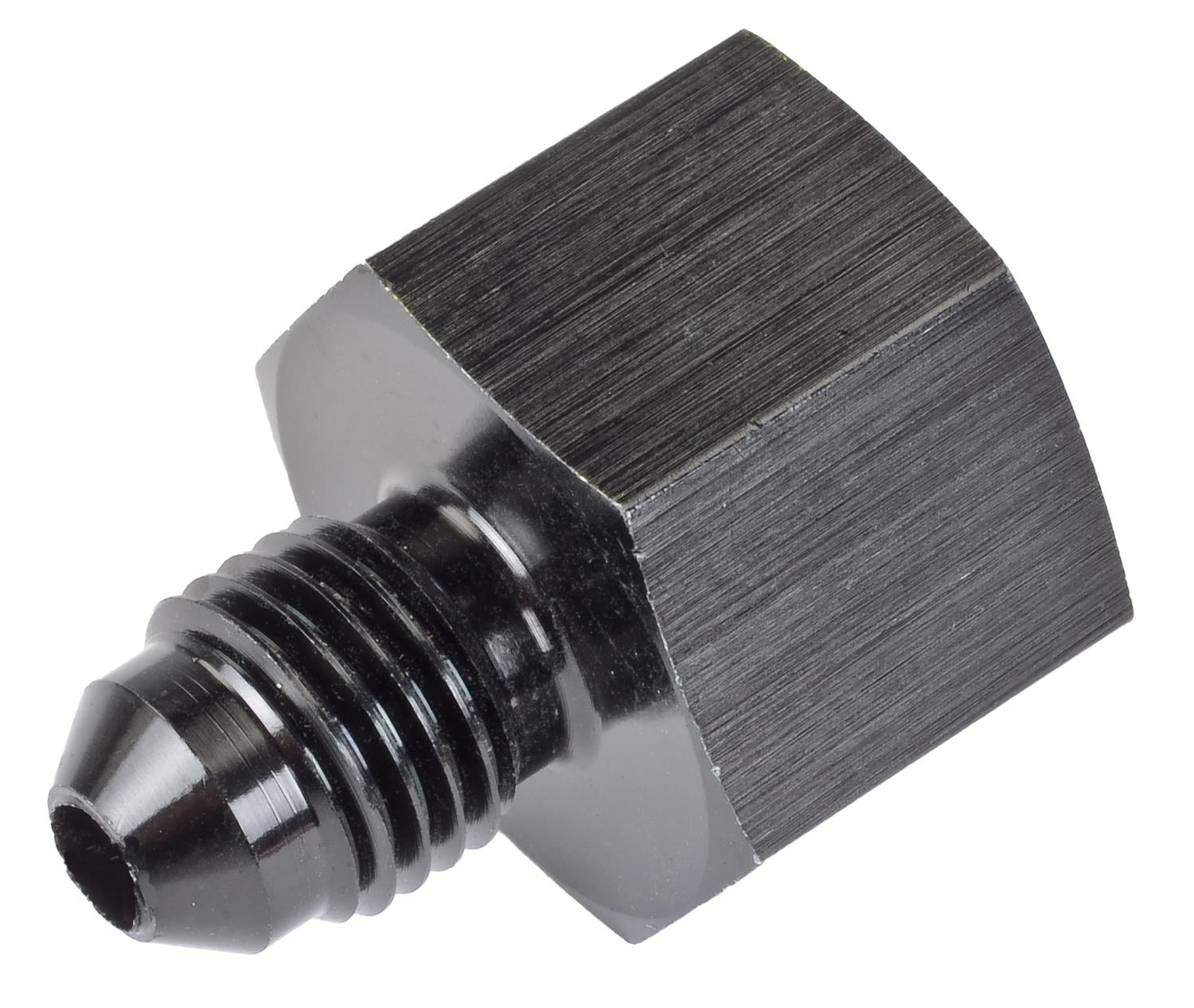 JEGS 110221 AN Female to Male Reducer Fitting -6 AN Female to -4 AN ...