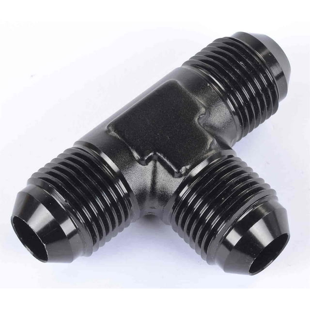 JEGS 110233 AN Flare Tee Fitting -8 AN Male to -8 AN Male -8 AN Male ...