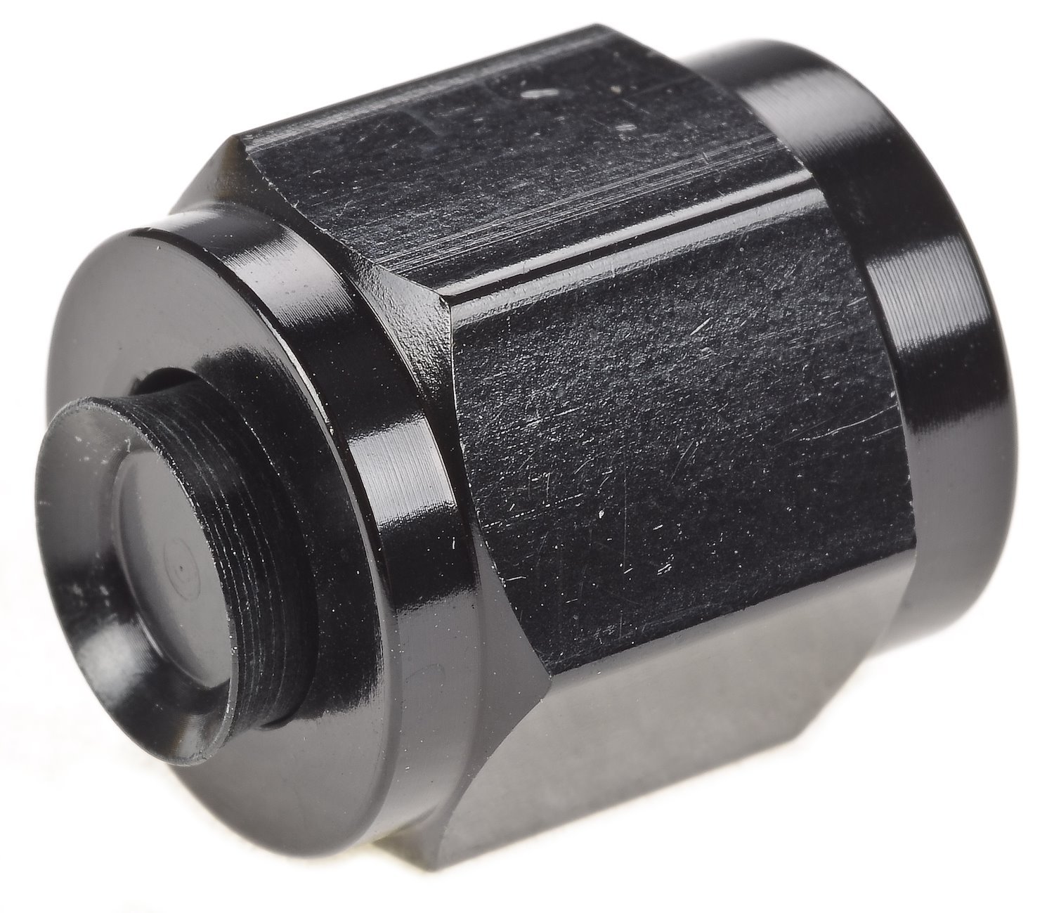 JEGS 110311 Flare Cap -4AN Black 1/pkg - Walmart.com