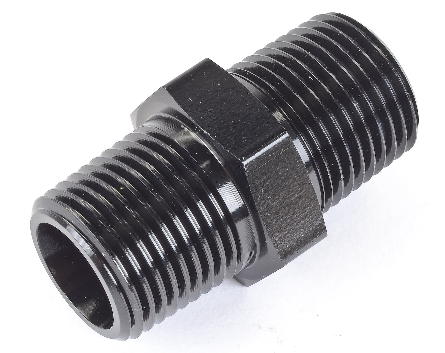 JEGS 110417 NPT to NPT Straight Union Fitting 3/8 in. NPT Male to 3/8 ...