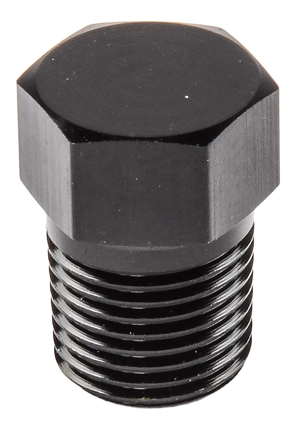 JEGS 110430 Aluminum Pipe Plug 1/8 NPT Hex Head Black 1/pkg - Walmart.com