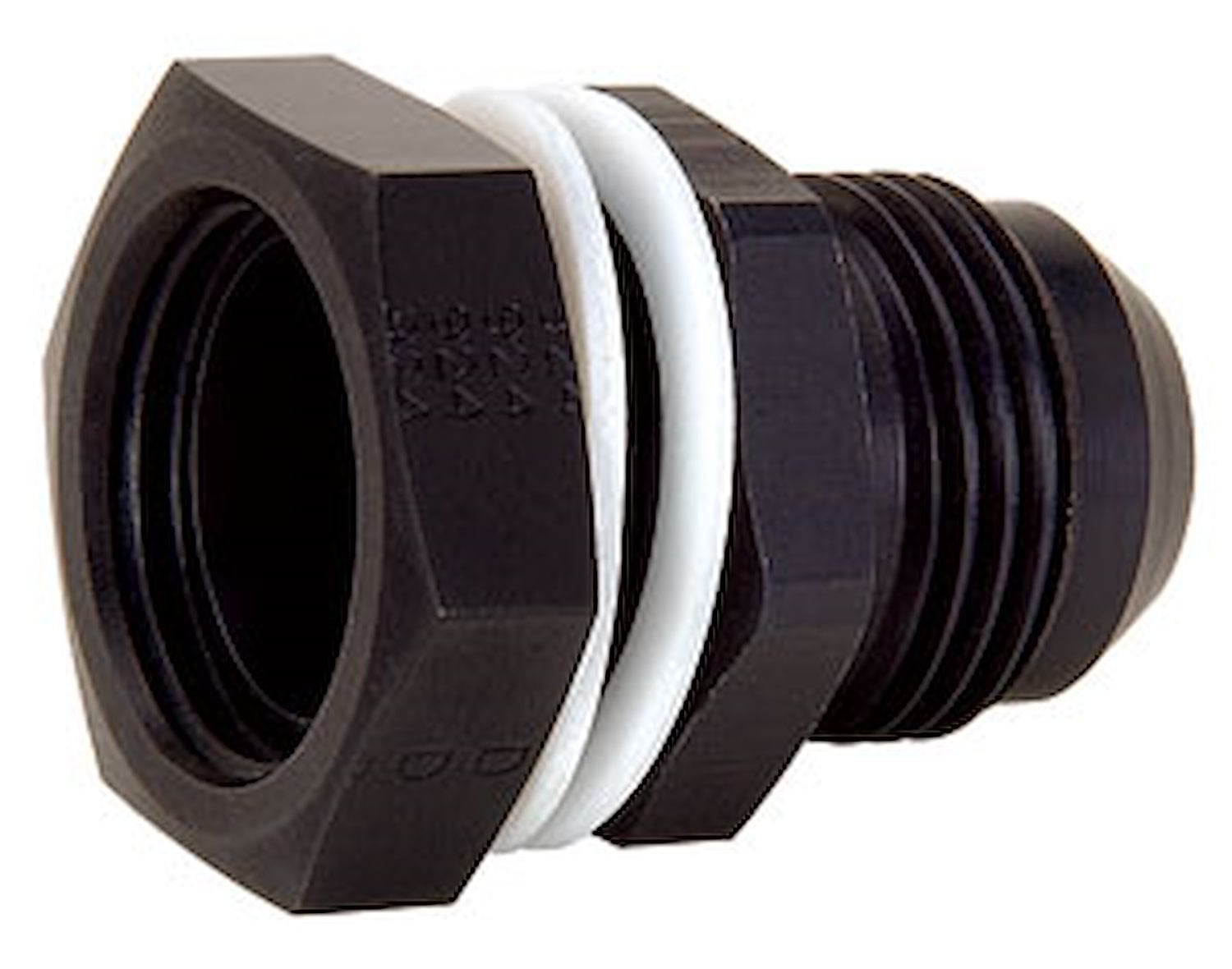 JEGS 110563 Black High-Flow Fuel Cell Bulkhead Fitting -12AN - Walmart.com