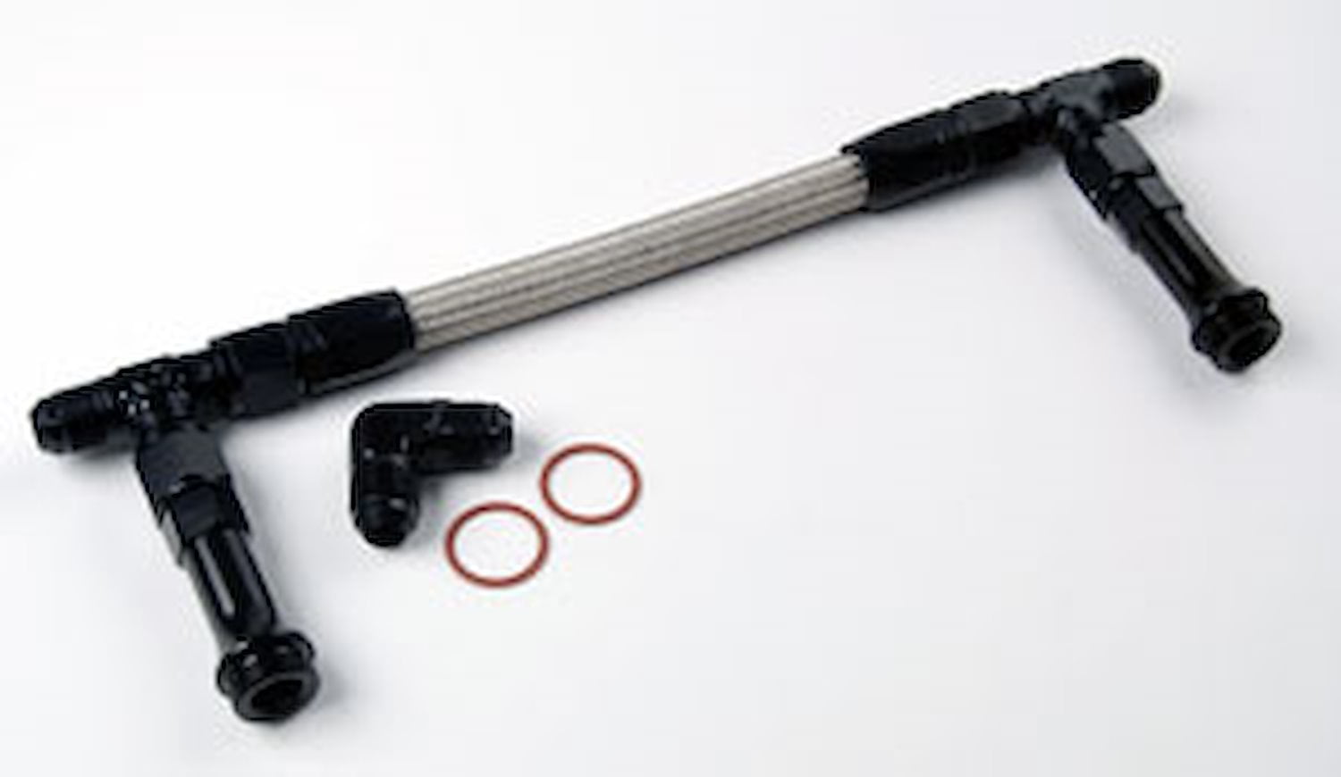 JEGS 110826 Dual Feed Fuel Line (Fuel Log) Kit for Holley 4500 ...