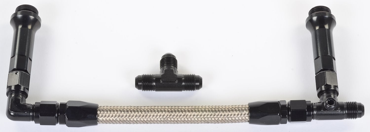 JEGS 110835 Dual Feed Fuel Line (Fuel Log) Kit for Holley Ultra HP ...