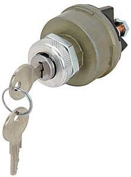 JEGS 11100 Ignition Switch 12VDC 30 Amp Includes 3/4 -24 collar for ...