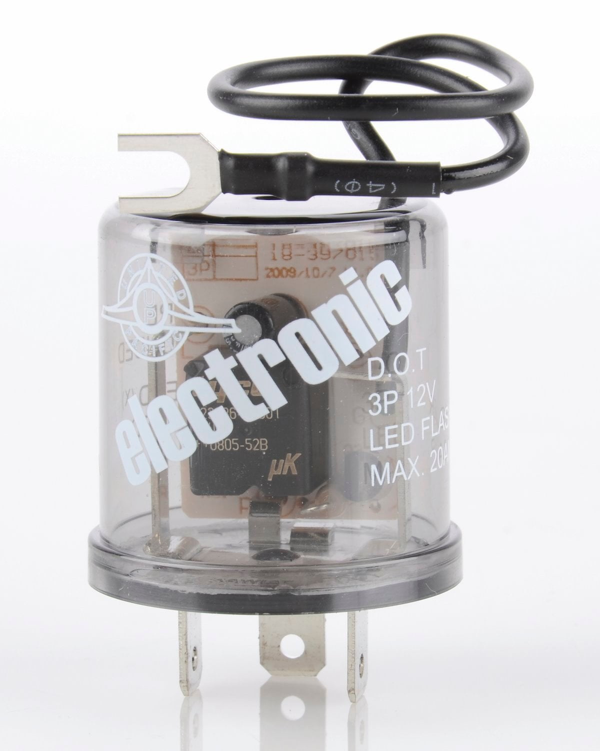 JEGS 11108 LED Turn Signal Flasher 3-Terminal Use with LED Turn Signals ...