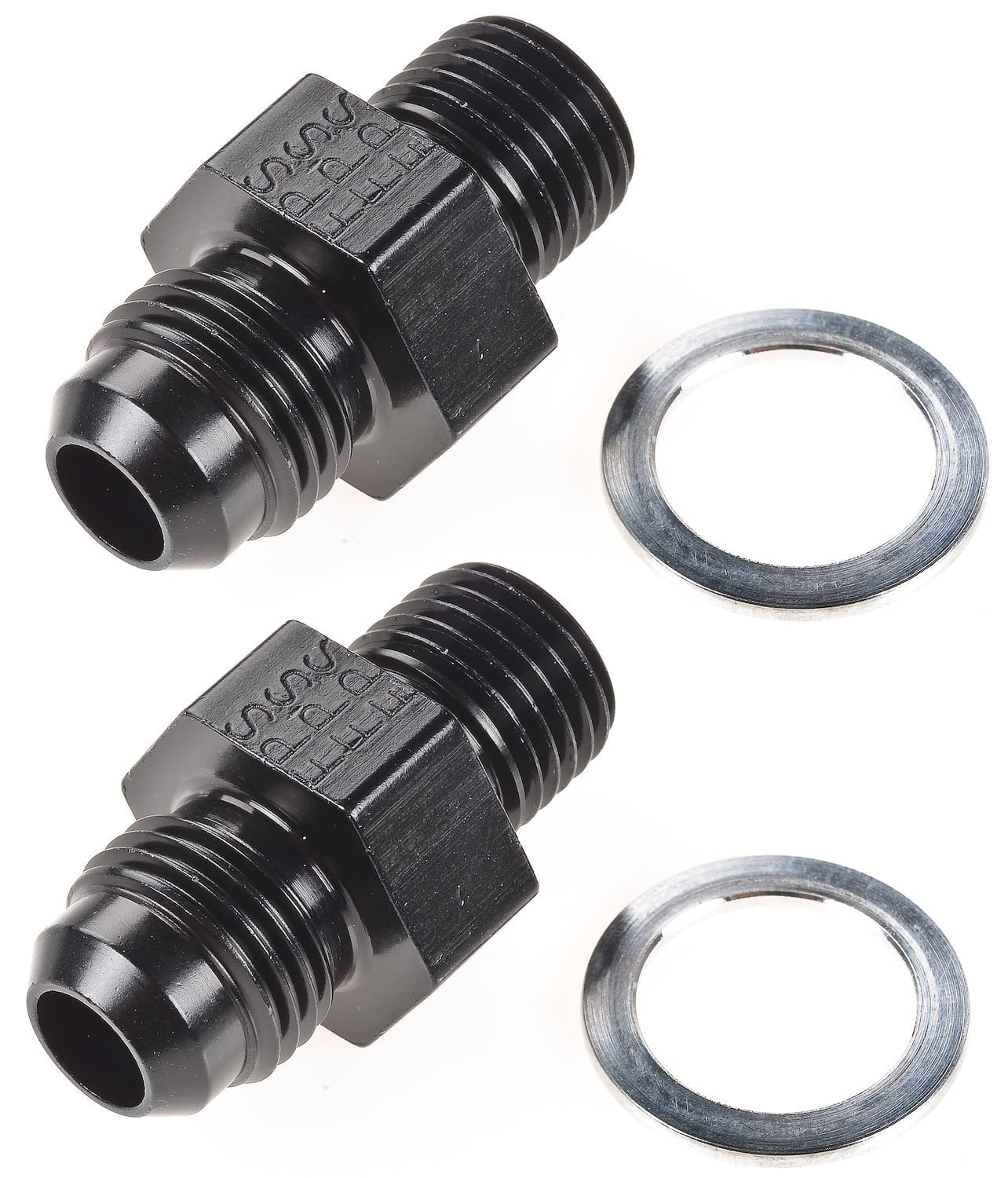 JEGS Automatic Transmission Adapter Fittings, Aluminum [1/4 in. NPSM x ...