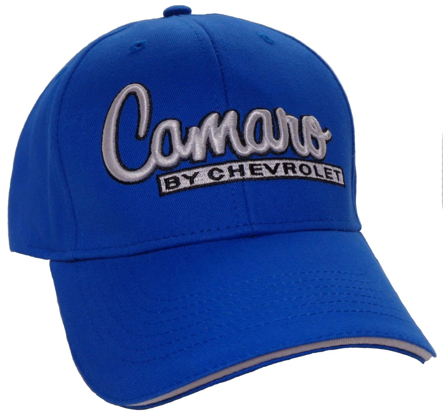 JEGS 12009 H238 Camaro by Chevrolet Hat Blue Cotton/Polyester Blend ...