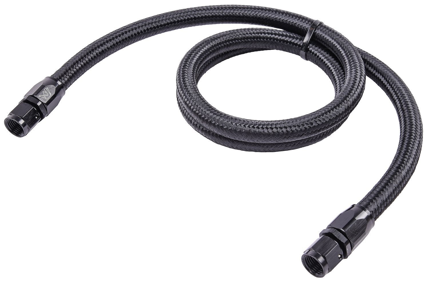 JEGS 120614 Pro-Flo 350 Hose Assembly -6 AN x 4 ft. Long Black Straight ...