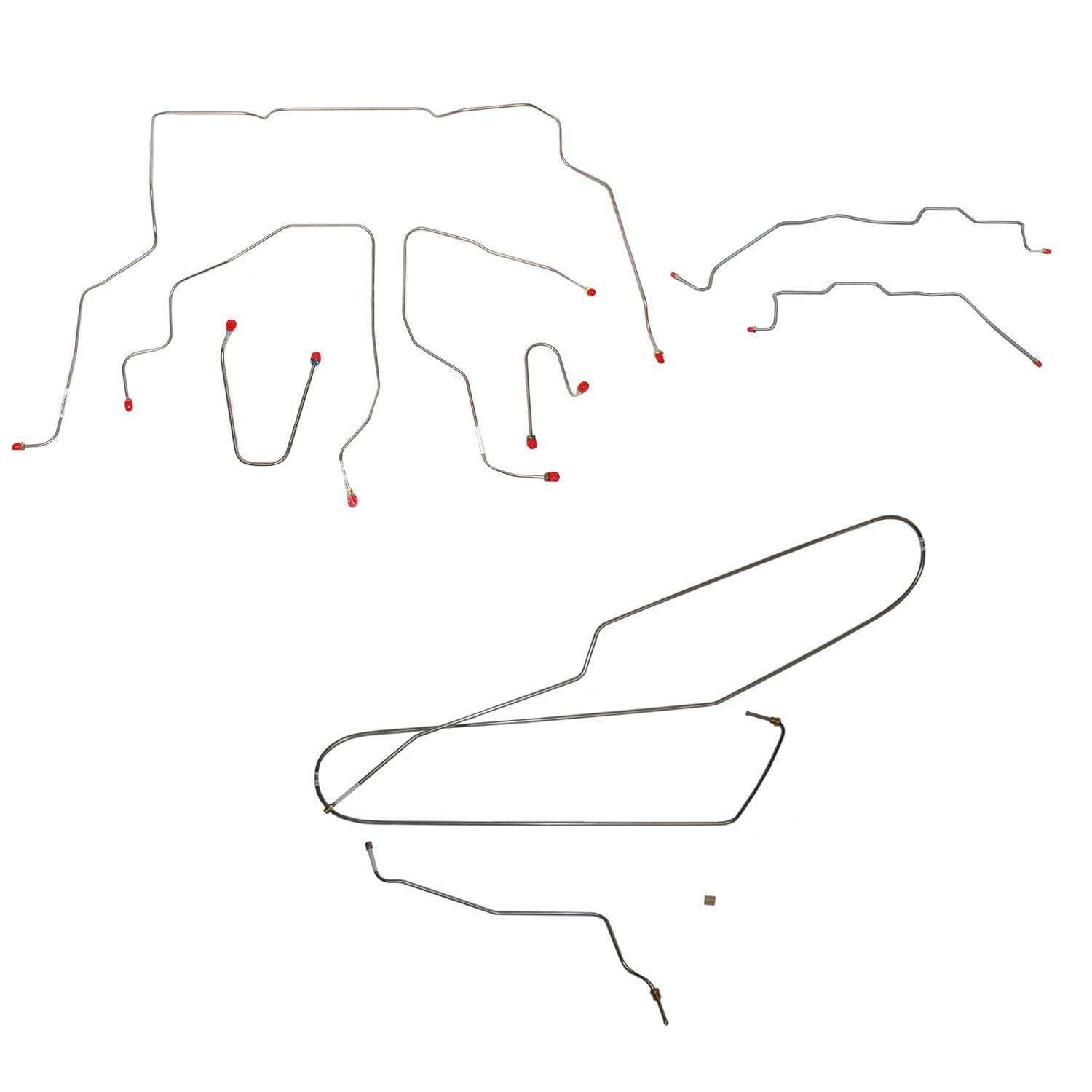 JEGS 13538 Complete Brake Line Set 1973-1980 Chevy C10 GMC C1500 Trucks ...