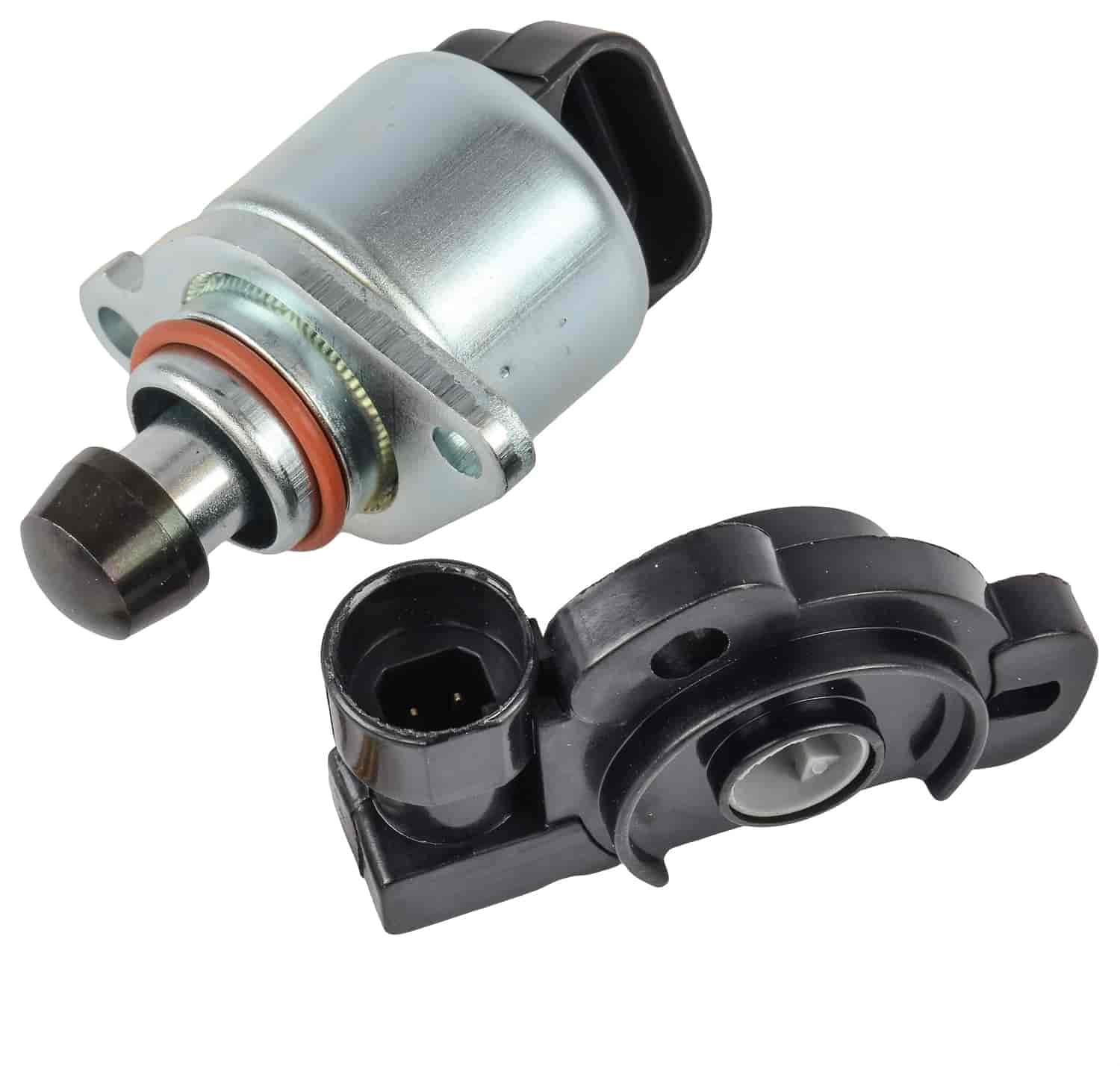 JEGS 14530 Idle Air Control Motor (IAC) & Throttle Position Sensor (TPS ...