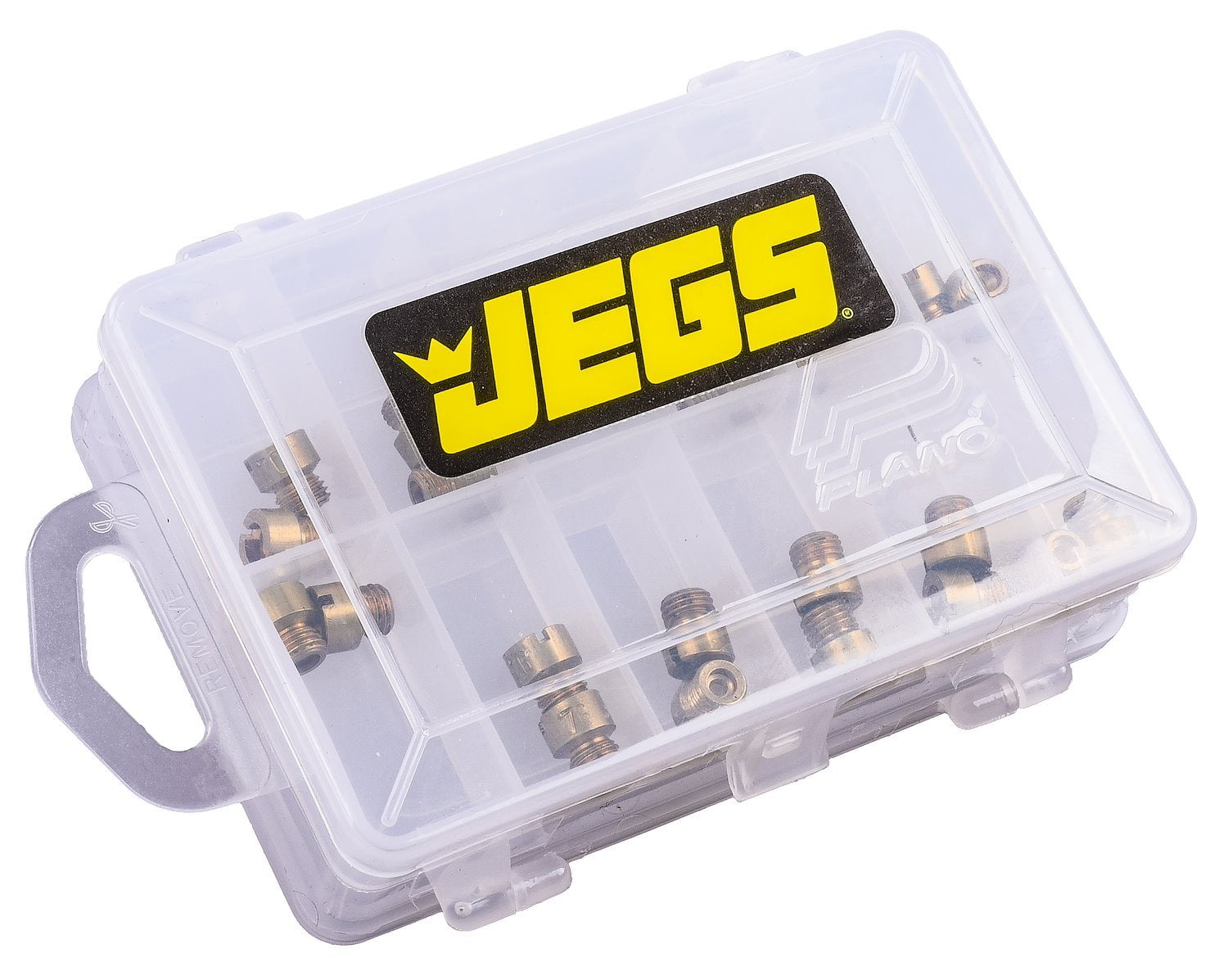 JEGS 15023 Carburetor Standard Main Jet Kit with Case Fits Brawler ...