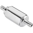 JEGS 15043 Compact Billet Aluminum In-Line Fuel Filter 3/8 in. Male ...