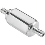 JEGS 15043 Compact Billet Aluminum In-Line Fuel Filter 3/8 in. Male ...