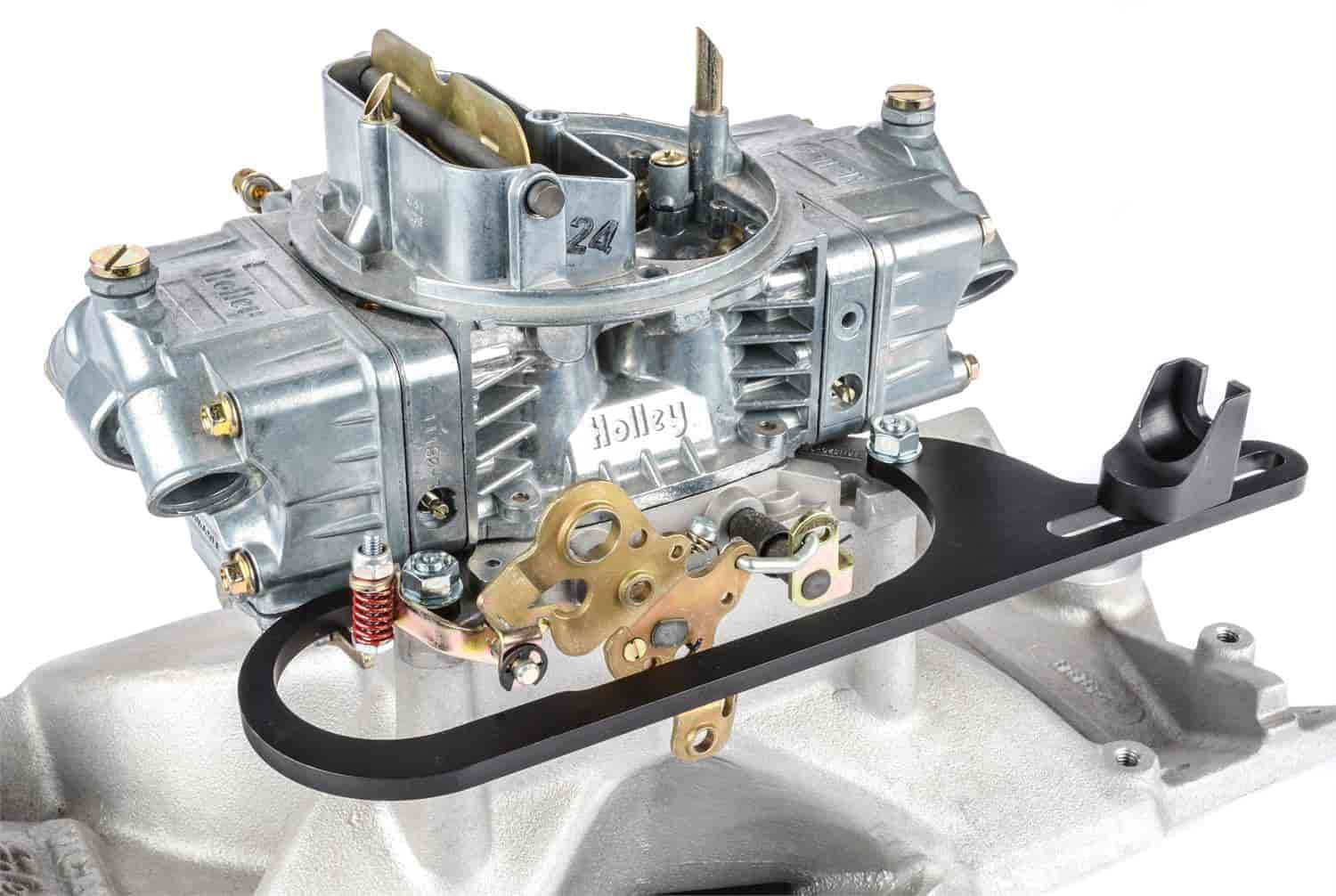 JEGS 151001 Throttle Bracket without Springs Ford-Style Cable Black ...