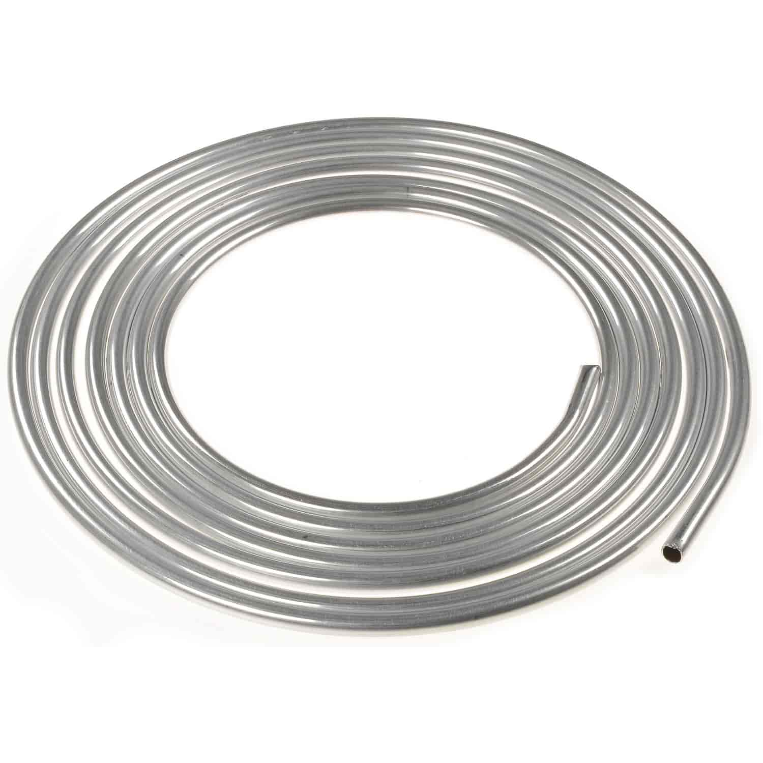 JEGS 15101 Aluminum Fuel Line 1/2 in. OD x 0.035 in. Wall 25 ft ...