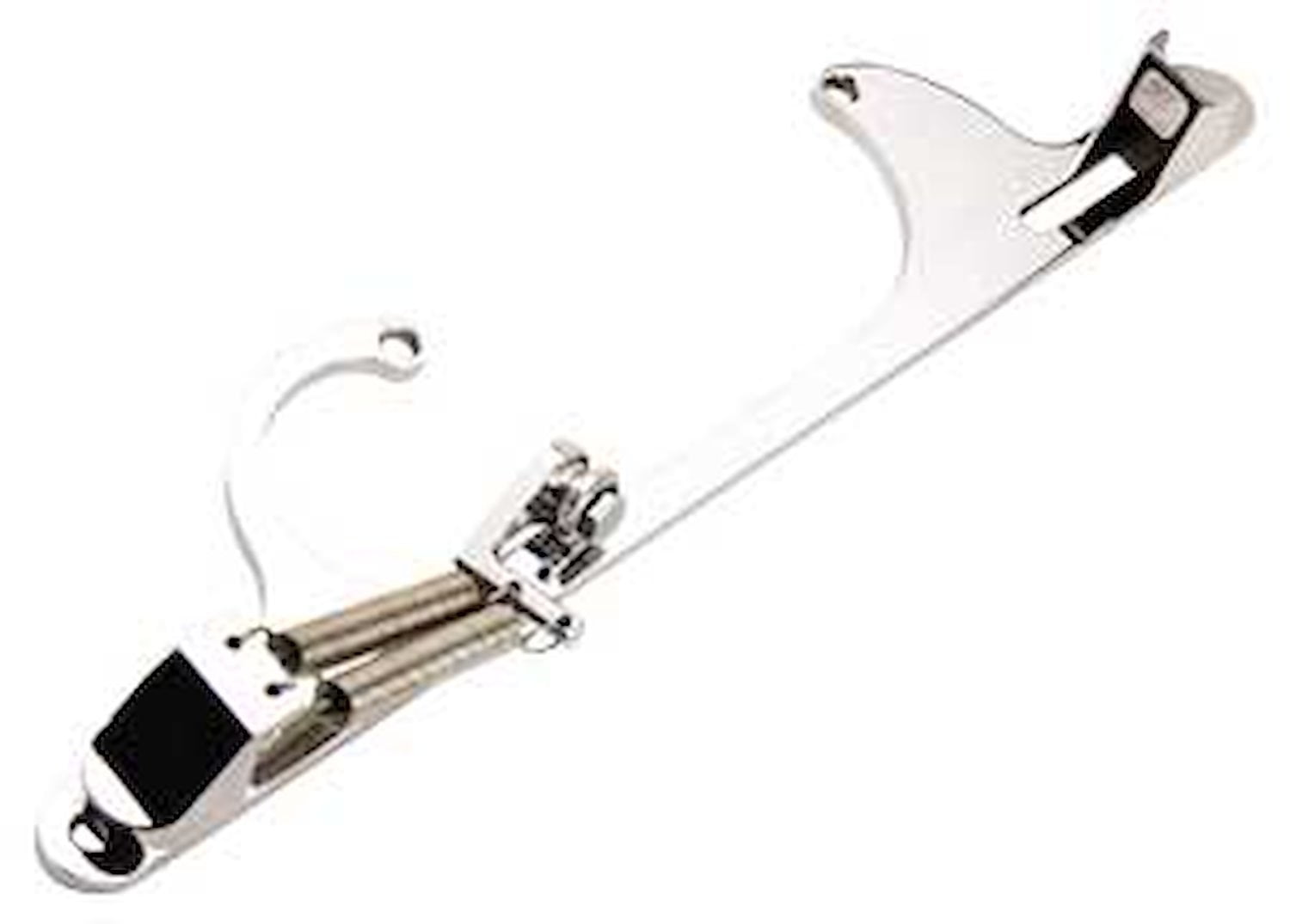JEGS 15140 Throttle Bracket with Return Springs GM-Style Cable Polished ...