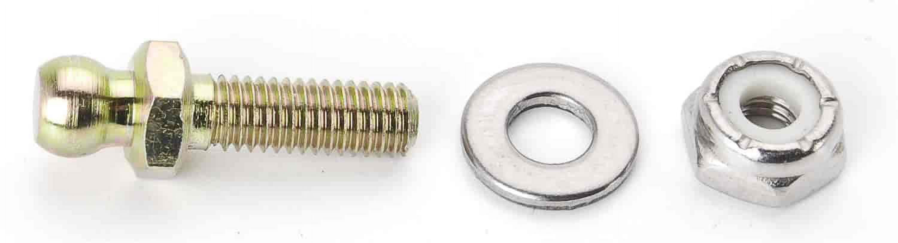 JEGS 15226 Ball Stud #10-32 x 9/16 Long Thread 1/4 Ball Includes ...