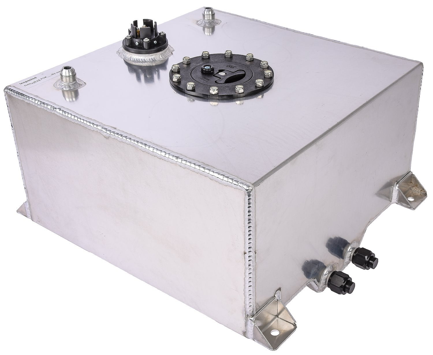 JEGS 15385 Fuel Cell w/ Sending Unit 10-Gallon Capacity 17 in. L x 17 ...