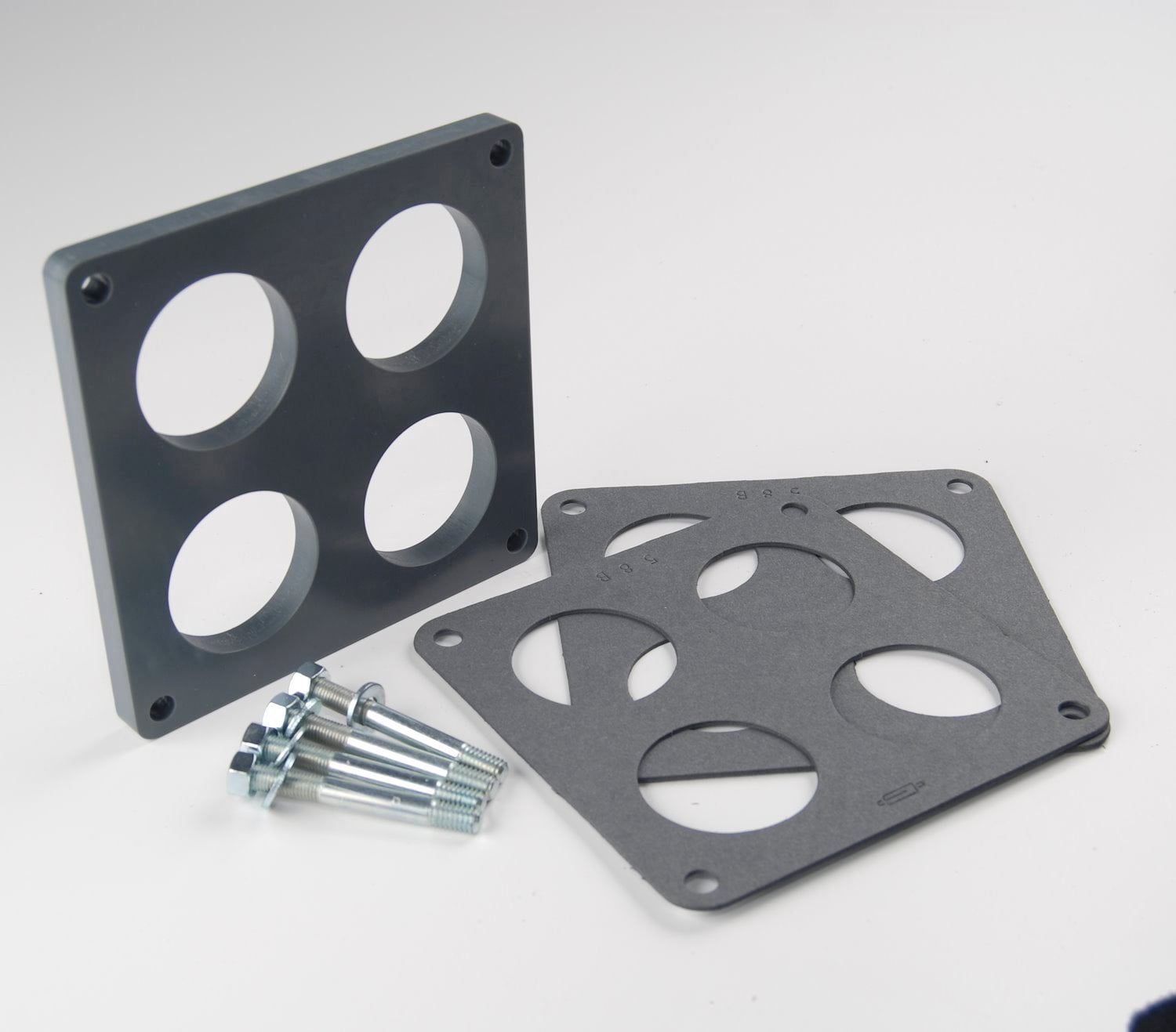 JEGS 15431 Phenolic Carburetor Spacer 4500 4-Hole 1/2 Spacer 2.035 Bore ...