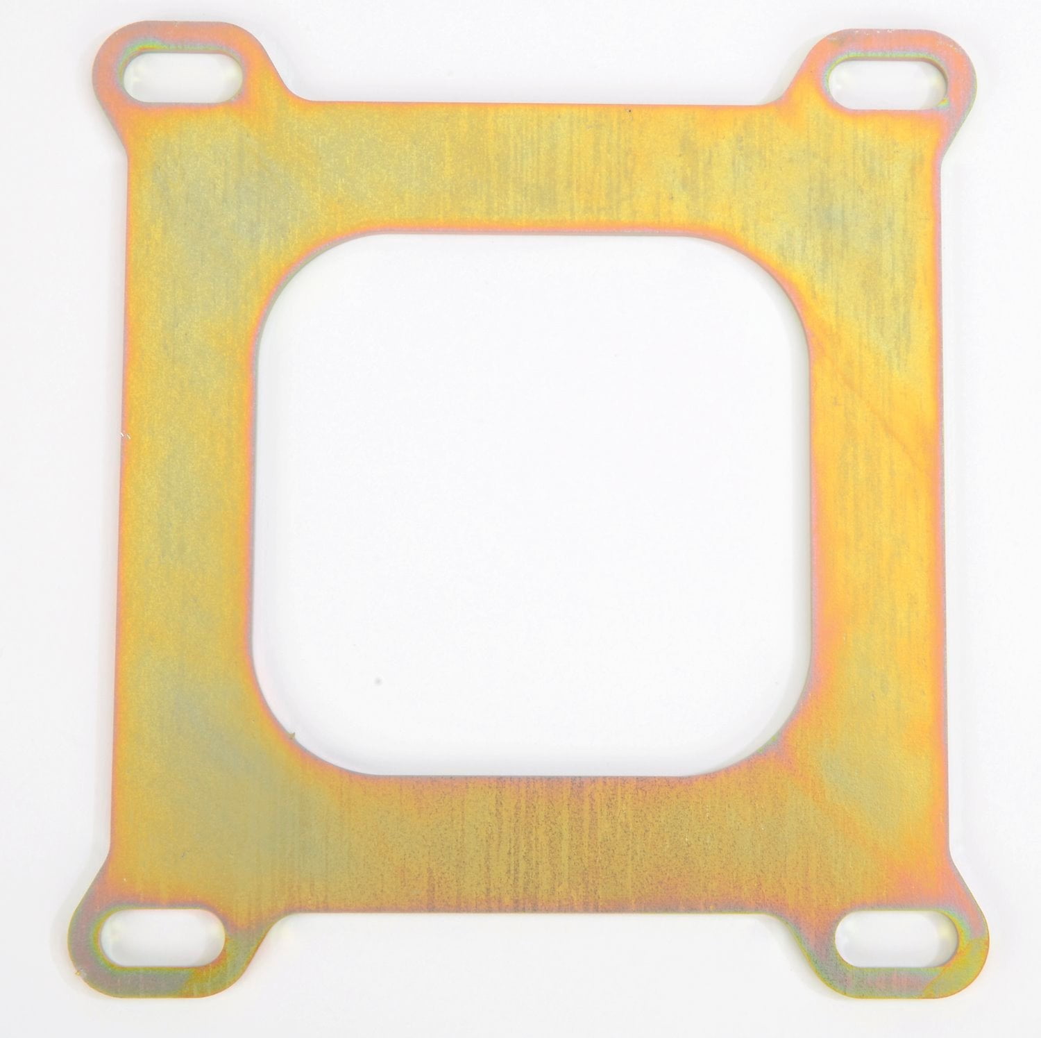 JEGS 15442 Dual Pattern Intake to Square Flange Carb Adapter Plate CNC ...