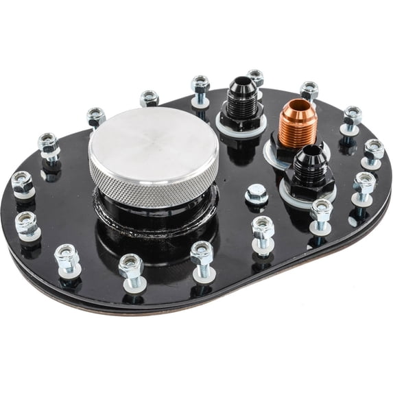 JEGS 15551 Fuel Cell Fill Assembly 2 1/2 in. O.D. Straight Neck with ...