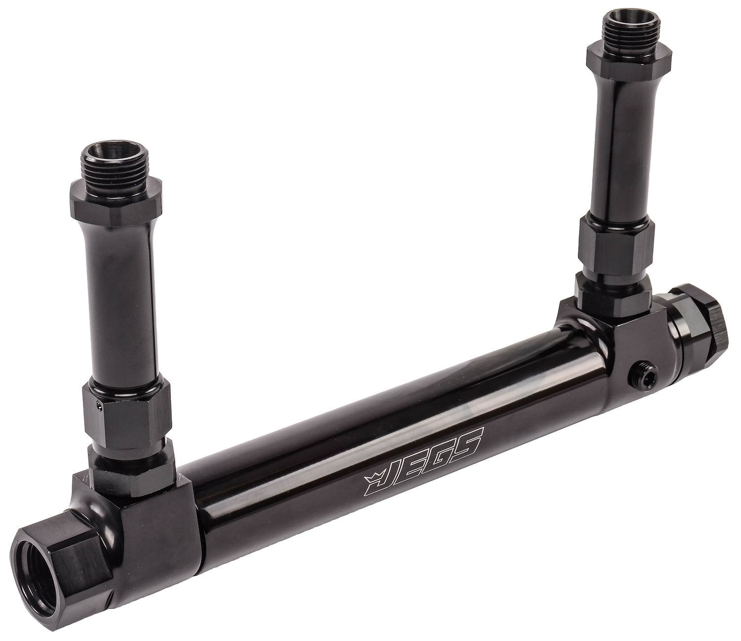 JEGS 15603 Billet Adjustable Fuel Log (Fuel Line) Holley Ultra HP ...