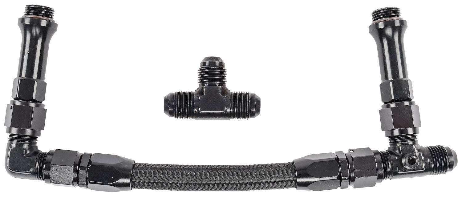 JEGS 15618 Dual Feed Fuel Line (Fuel Log) Kit for Holley Ultra HP ...