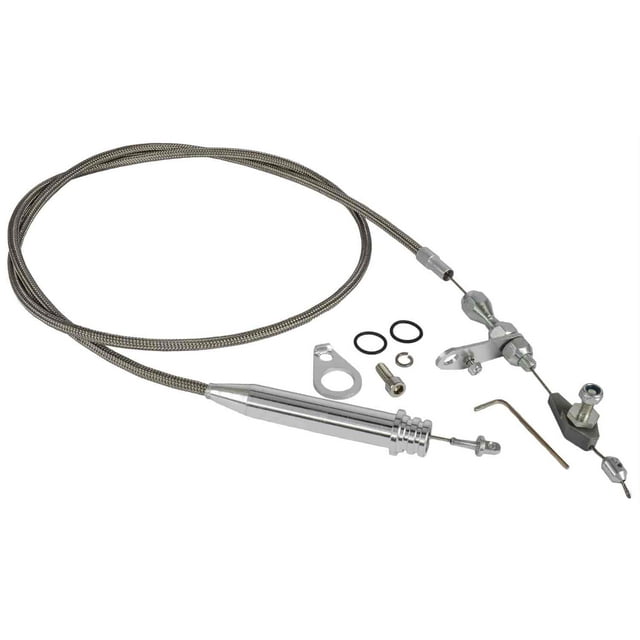 JEGS 157013 Transmission Kickdown Cable Kit GMC/Chevy TH700-R4 Braided ...
