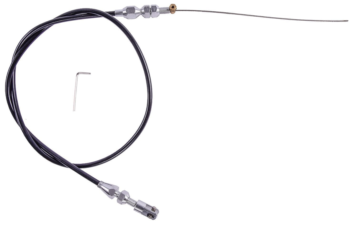 JEGS 48 in. Universal EFI Throttle Cable [Black] - Walmart.com