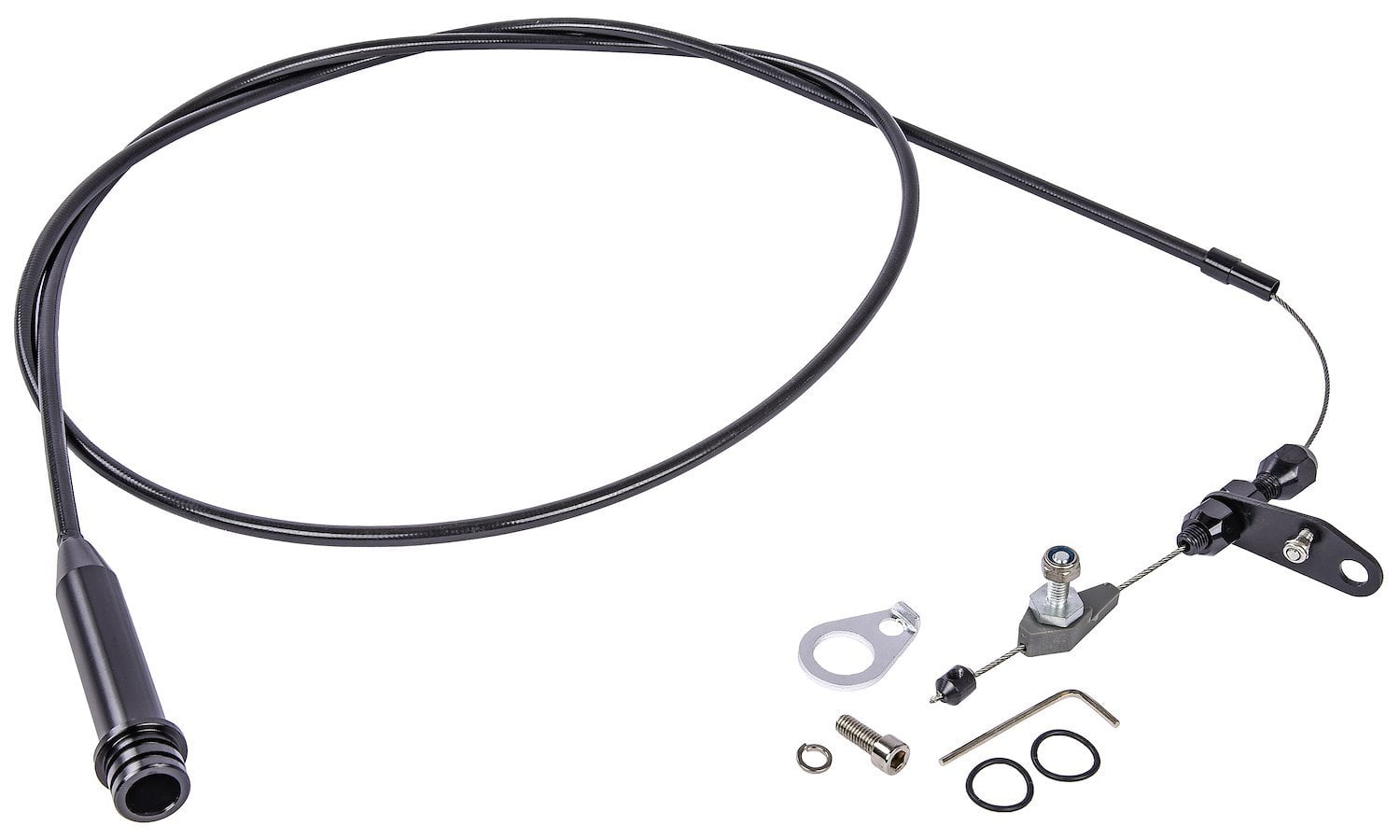 JEGS 157032 Transmission Kickdown Cable Kit Fits GMC/Chevy TH700-R4 Black Vinyl - Walmart.com