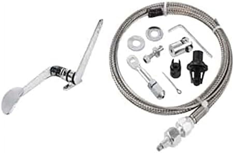 JEGS 157415K2 Gas Pedal Assembly Kit Universal Firewall Mount Fully ...