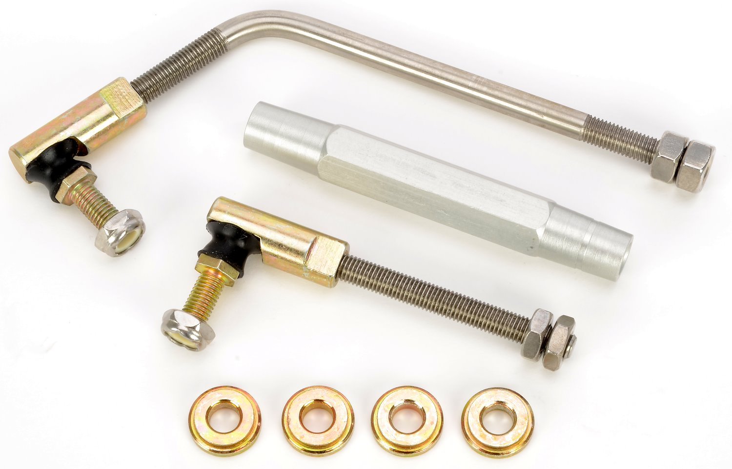 JEGS 15797 Universal Hi-Rise Throttle Linkage Angled Rod: 1/4 -28 RH ...