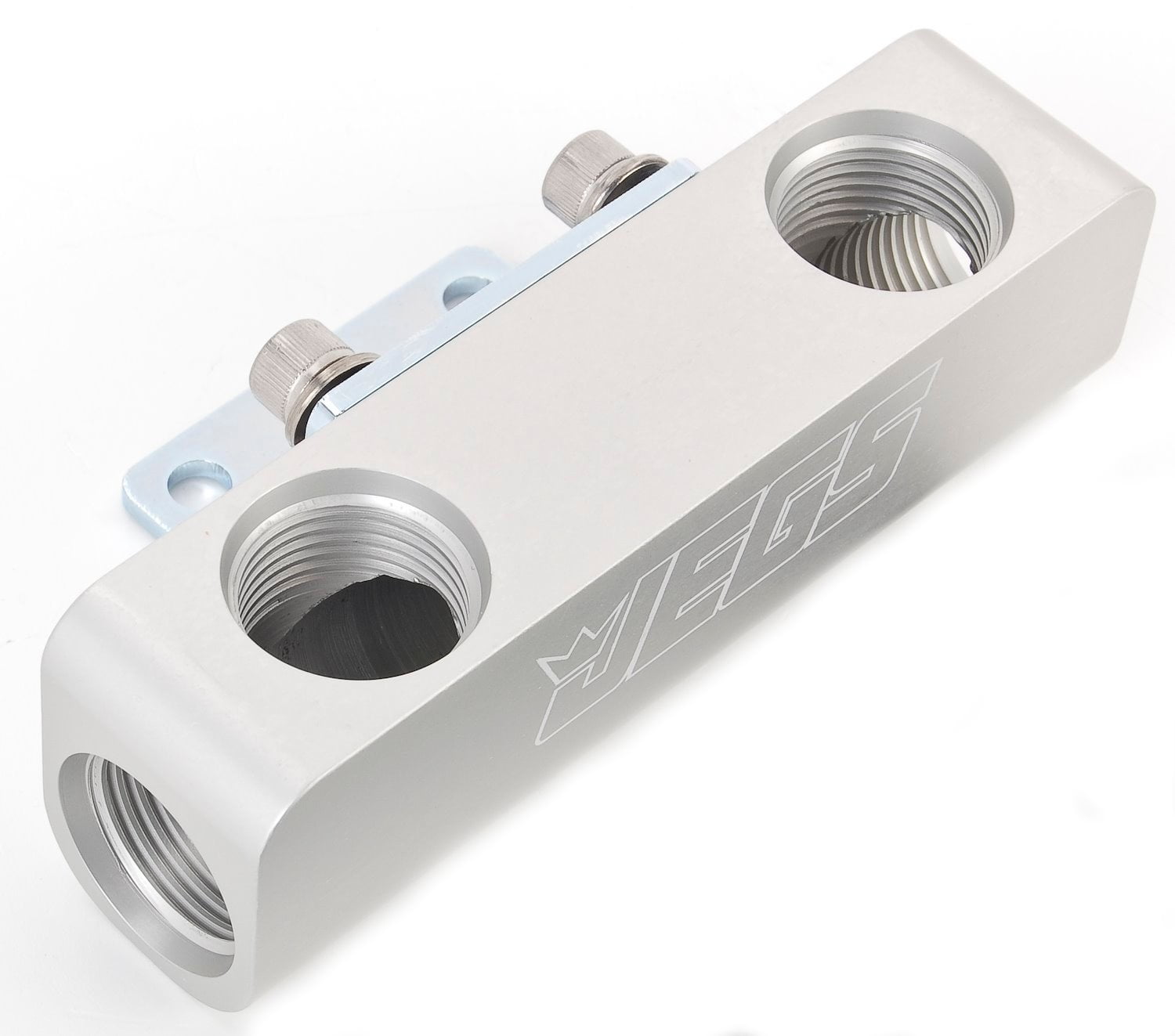 JEGS 15931 Fuel Log Only Dual Outlet Port (4) -10AN Ports Made in the ...