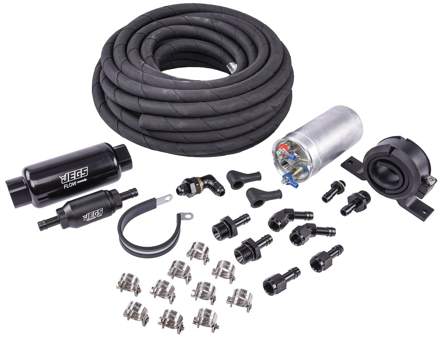 JEGS 15948 Fuel Injection In-Line Fuel Delivery Kit For Engines up to ...