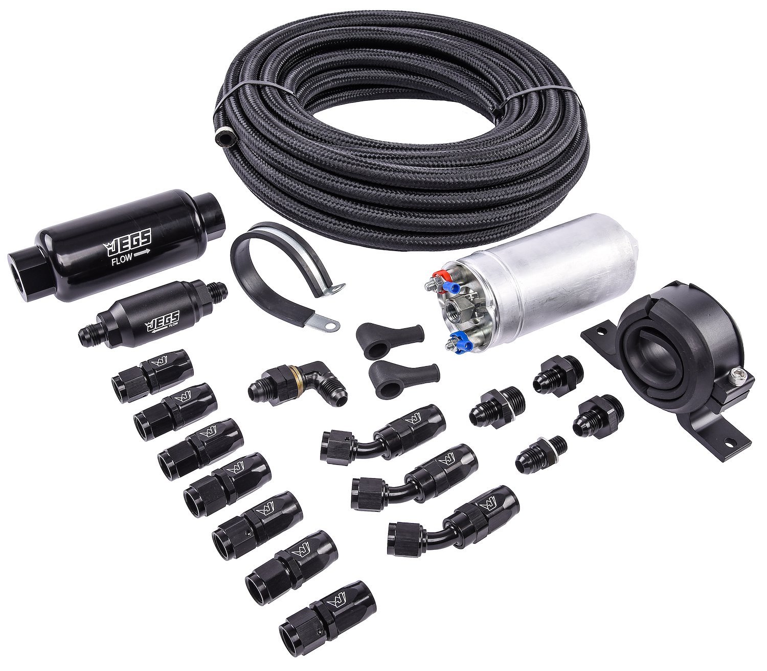 JEGS 15949 Fuel Injection In-Line Fuel Delivery Kit For Engines up to ...