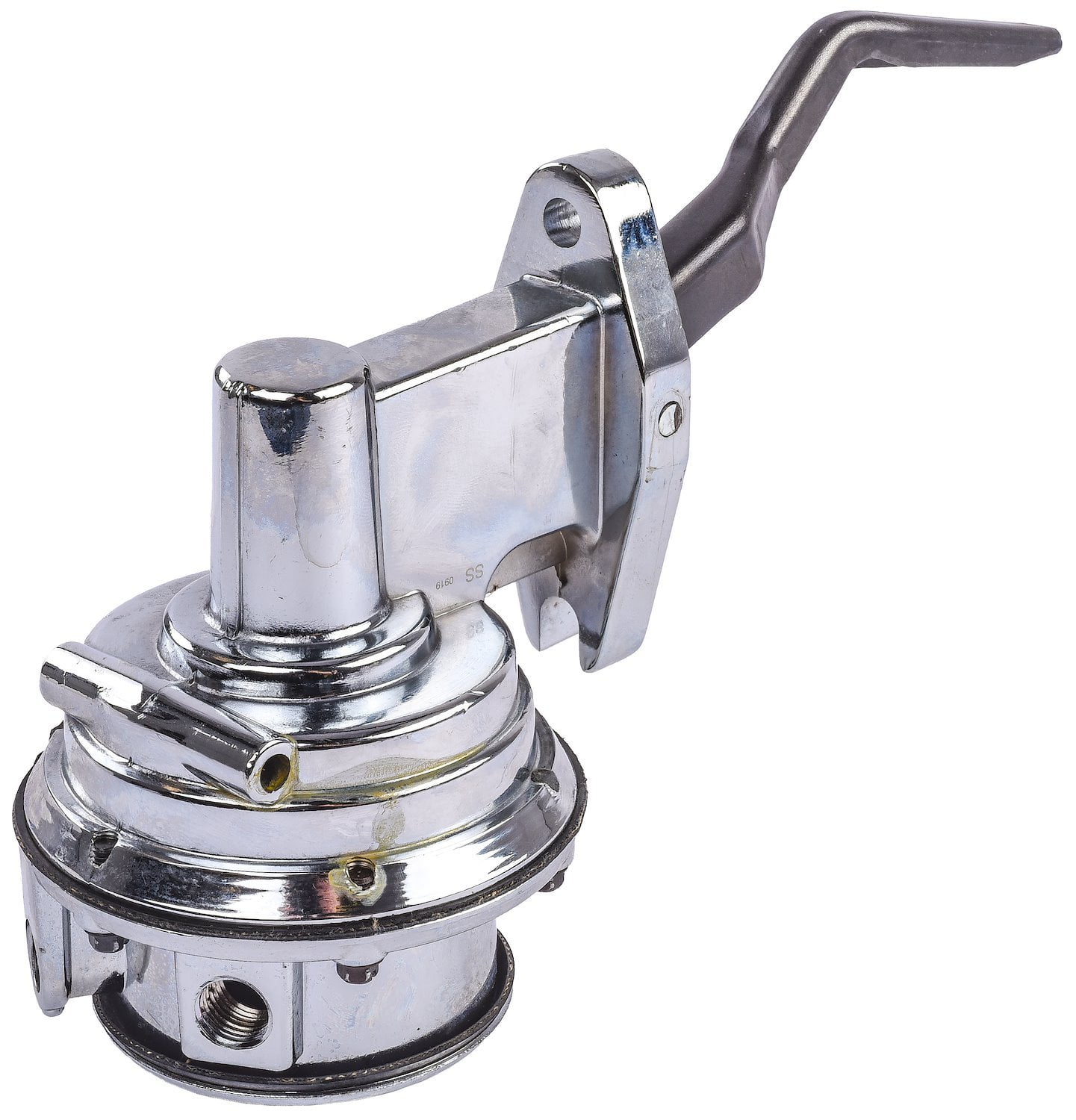 JEGS 15964 Mechanical Fuel Pump Ford 351C-400 Chrome 1/4 in. NPT Inlet ...