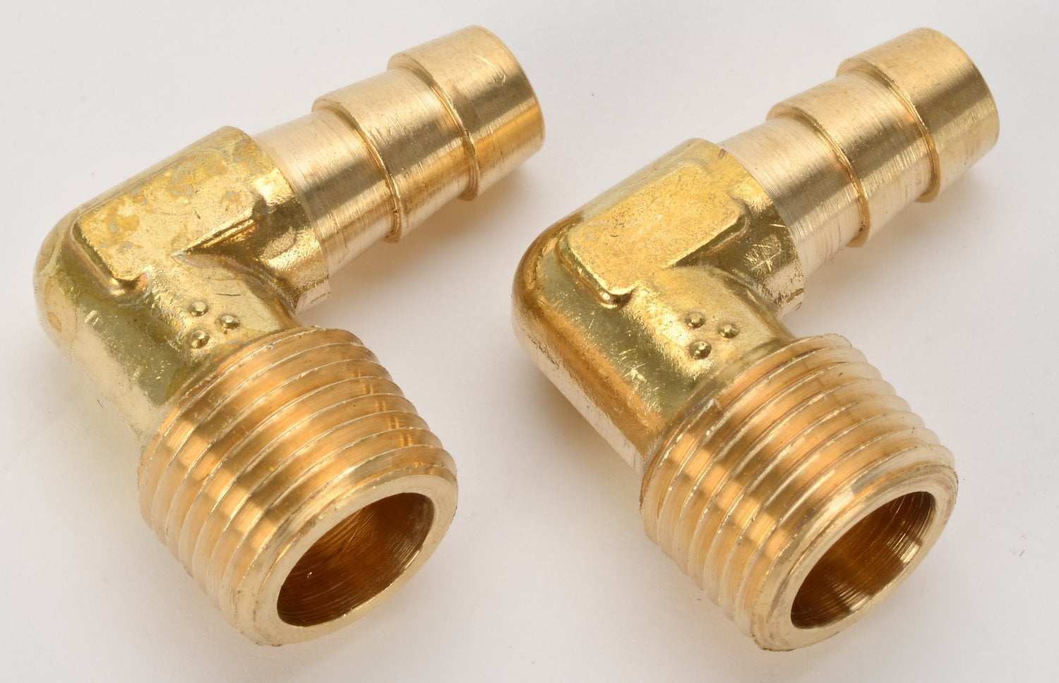JEGS 15976 NPT 90-Degree Hose Barb Fitting 3/8 in. NPT to 3/8 in. I.D ...