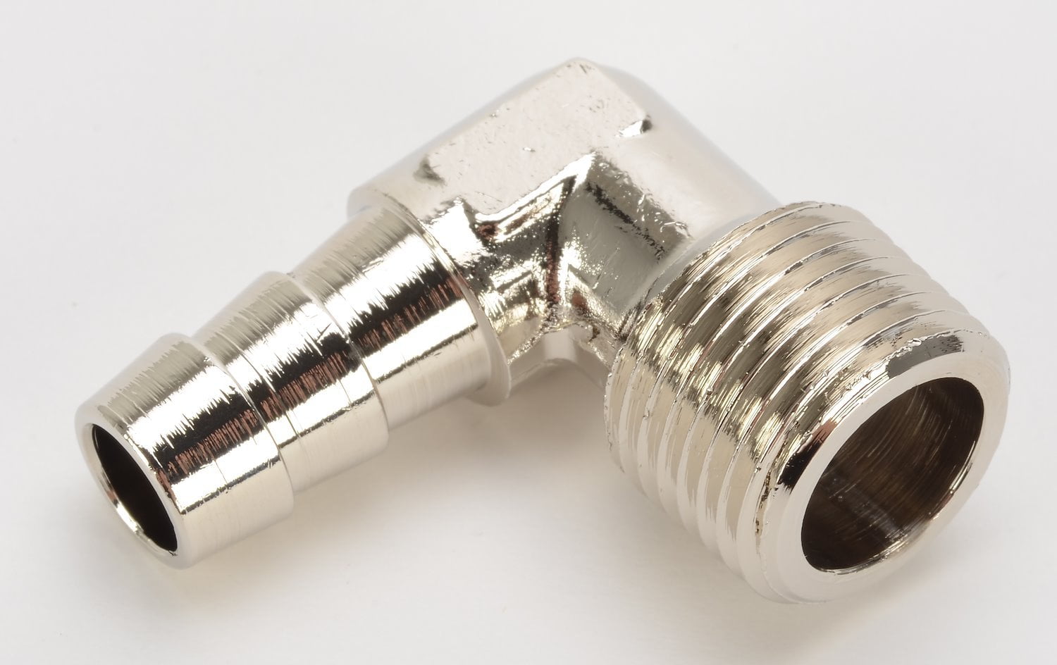 JEGS 16036 NPT 90-Degree Hose Barb Fitting 3/8 in. NPT to 3/8 in. I.D ...