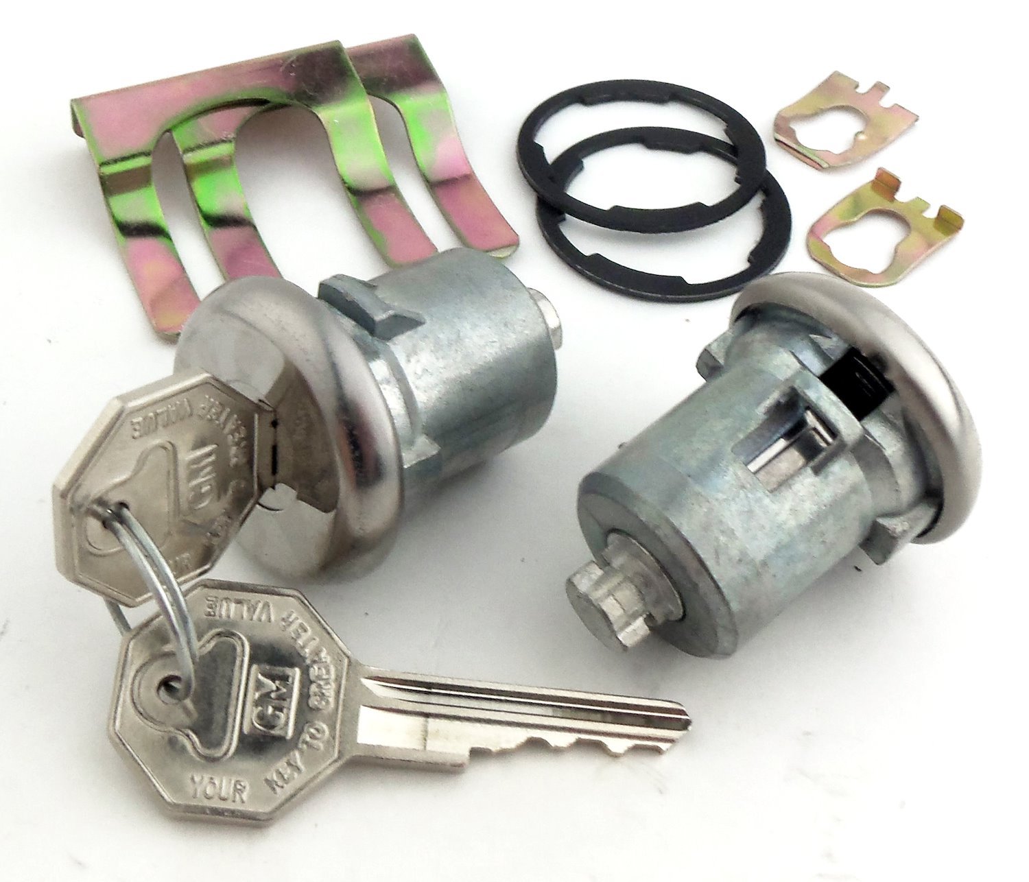 JEGS 18009 Door Lock Set 1962-1981 GM Models Set Includes: (2) Lock ...
