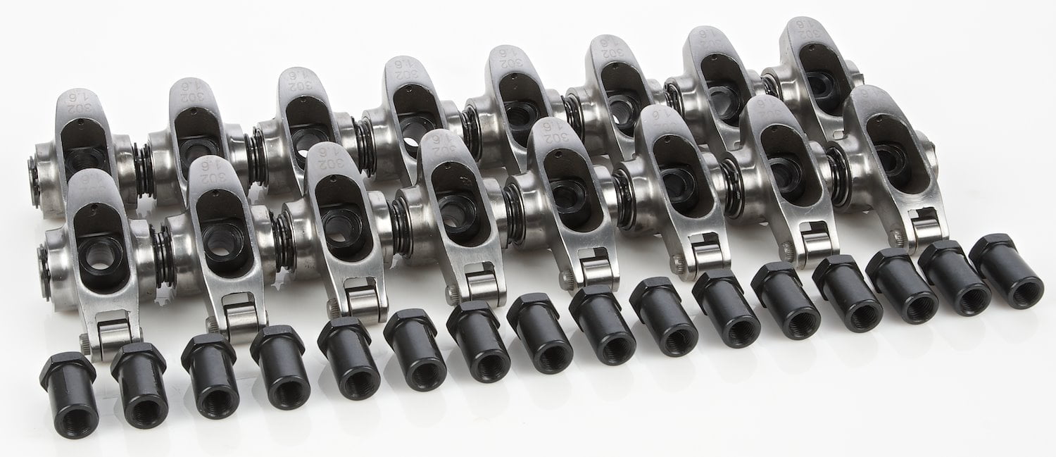 JEGS 20916 Stainless Steel Rocker Arms Ford 289 302 351W V8 Ratio: 1.6 ...