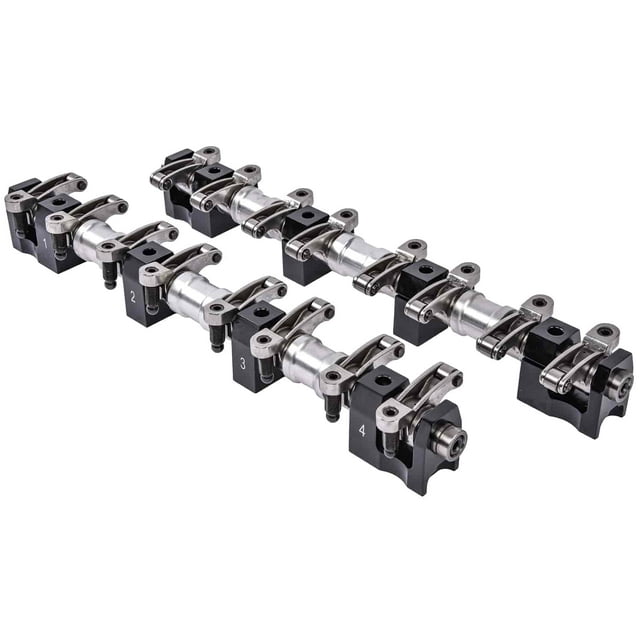 JEGS 20928 Stainless Steel Rocker Arm Kit Ford FE Ratio: 1.76 Shaft ...