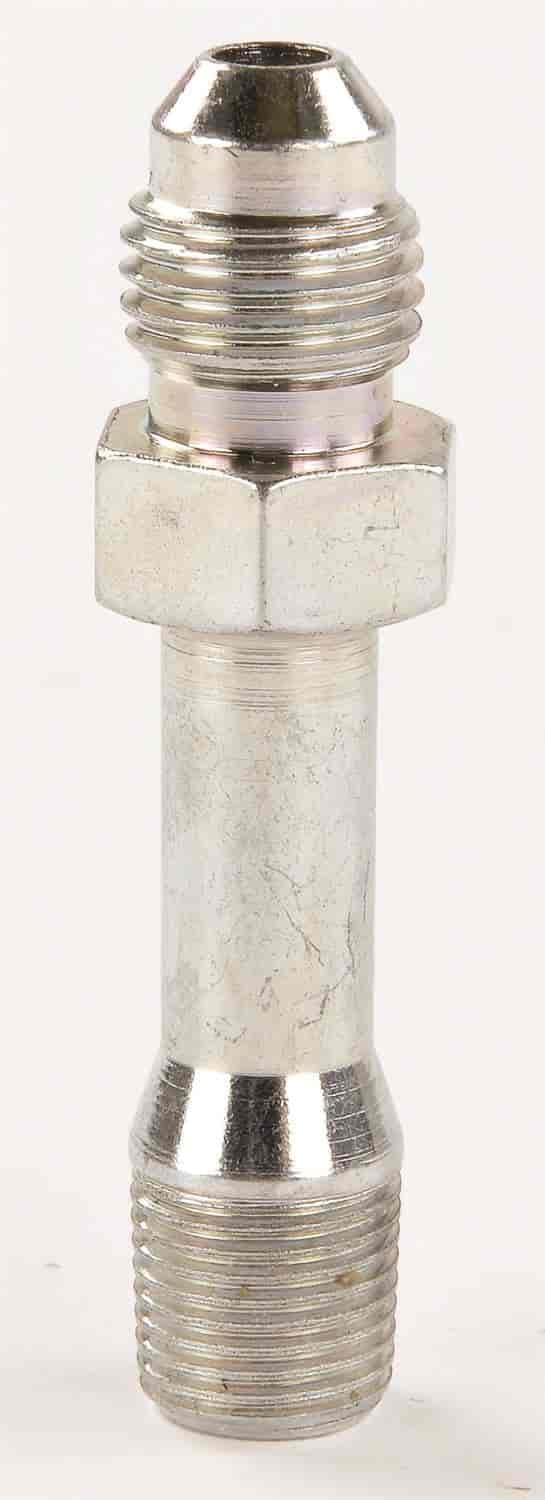 JEGS 23662 Universal Oil Pressure Gauge Adapter 1/8 NPT Male x -04AN ...