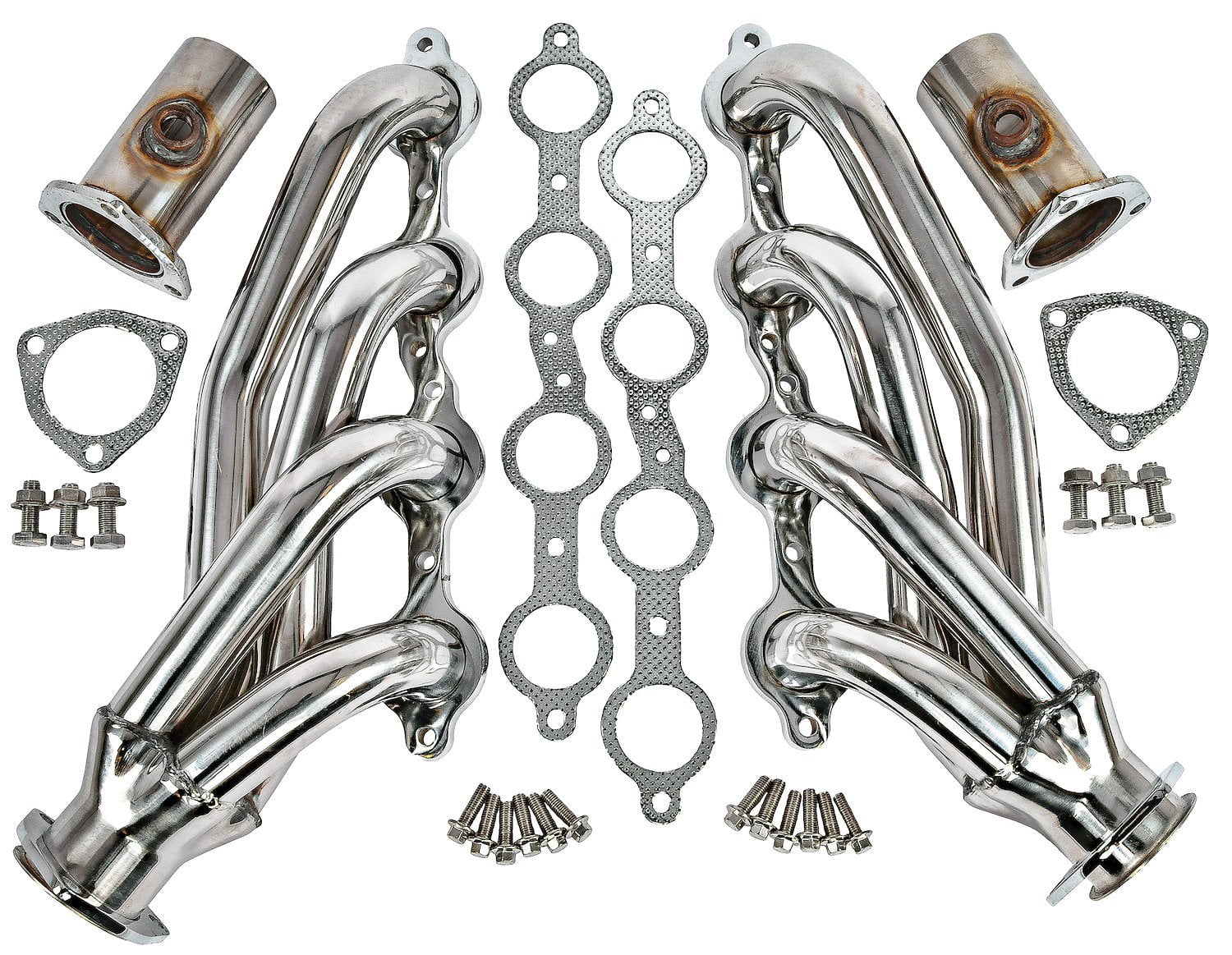 JEGS 300169 GM LS Shorty Conversion Headers 1967-1969 Chevy Camaro 1964 ...
