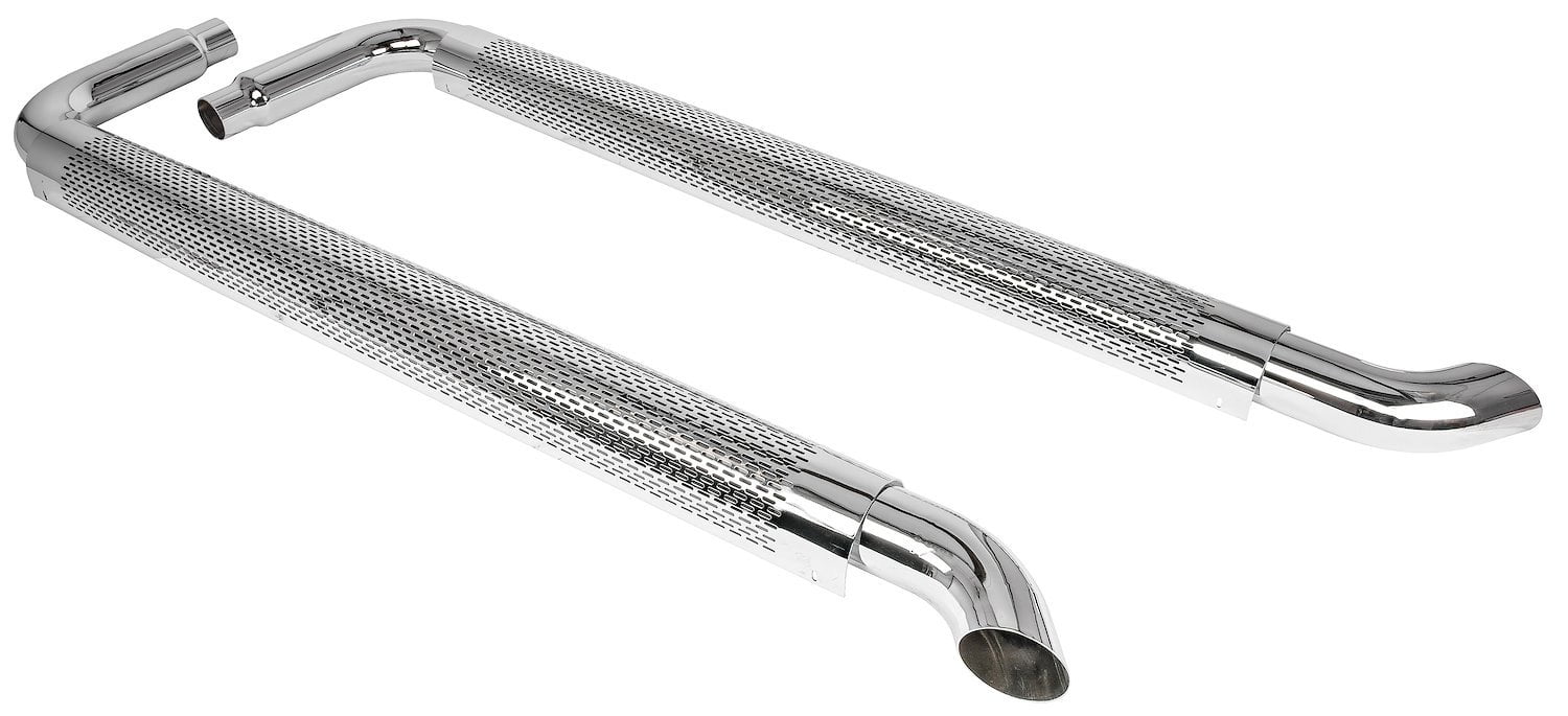 JEGS 30582 Universal Fit Shielded Side Exhaust Pipes, Length: 60 in ...