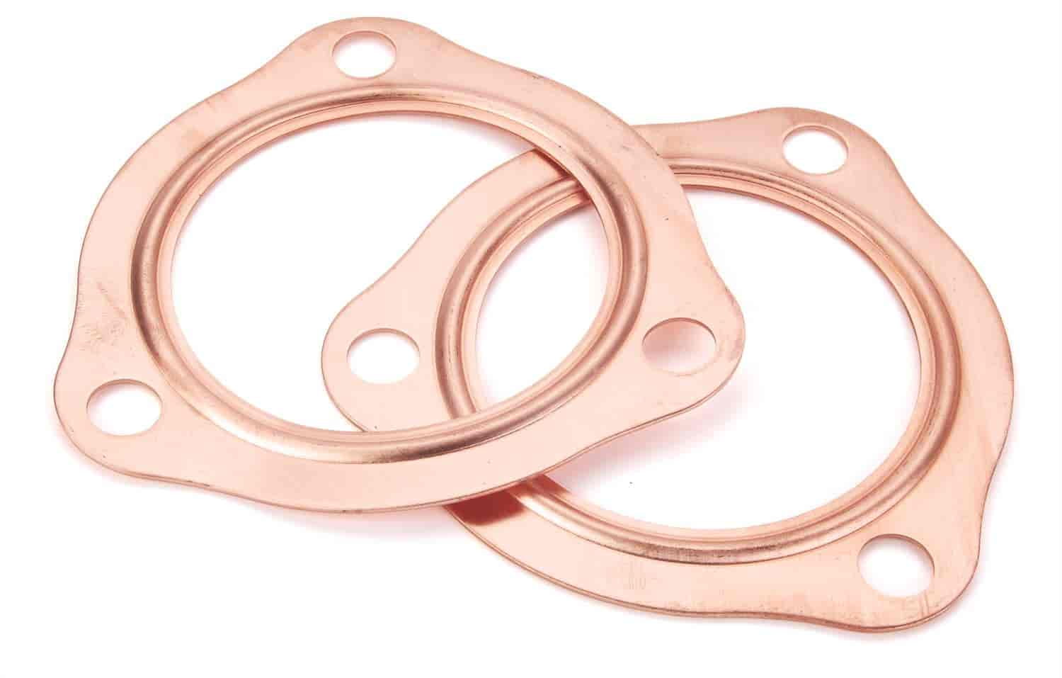 JEGS 30705 2.5 Copper Collector Gaskets 2/pkg Made in the USA - Walmart.com