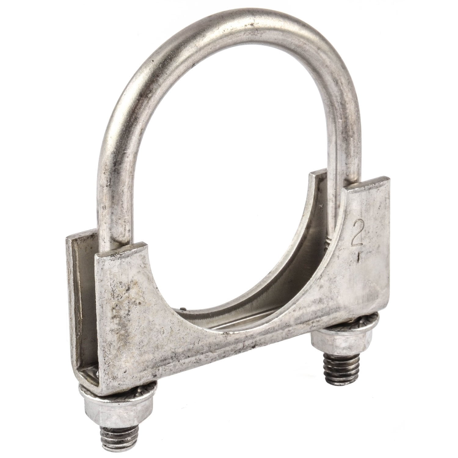 JEGS 30720 304 Stainless Steel HD U-Clamp Fits 2 in. OD Pipe 11 Ga ...