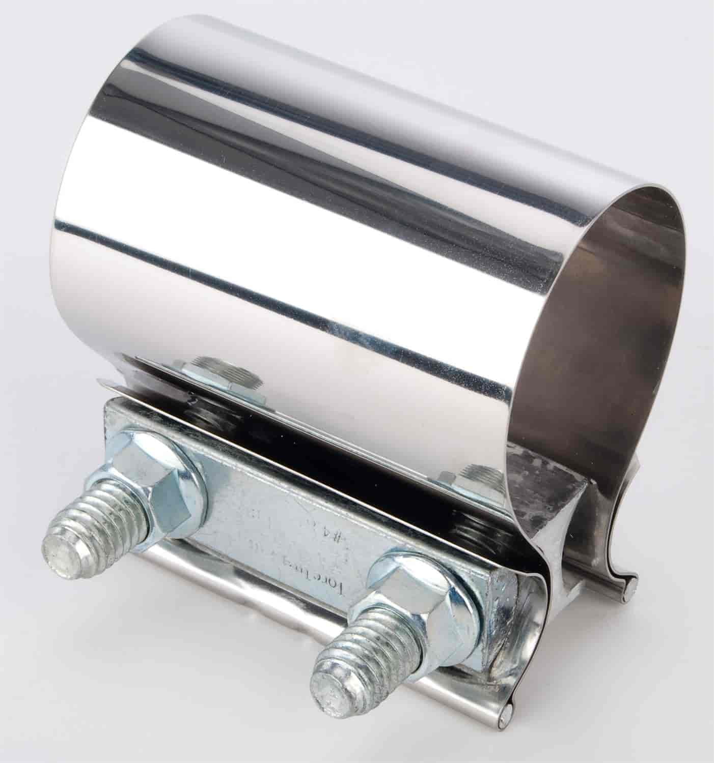 JEGS 30850 Butt Joint Exhaust Clamp Fits 2 in. OD Pipe Includes: T-304 ...